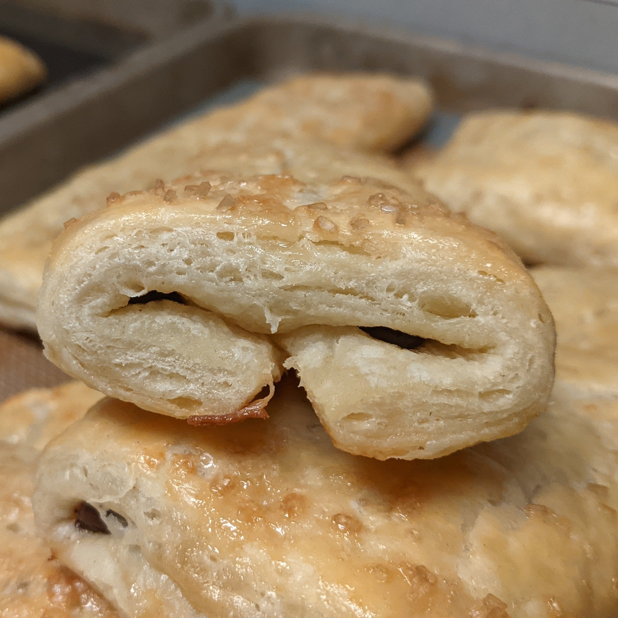 Baking Chocolate Puffs - How to make Rough Puff Pastry Dough – Mamalou ...